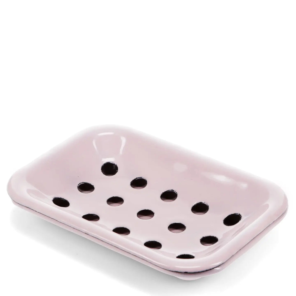 Pink Enamel 2 Part Soap Dish – Camperdown Lane